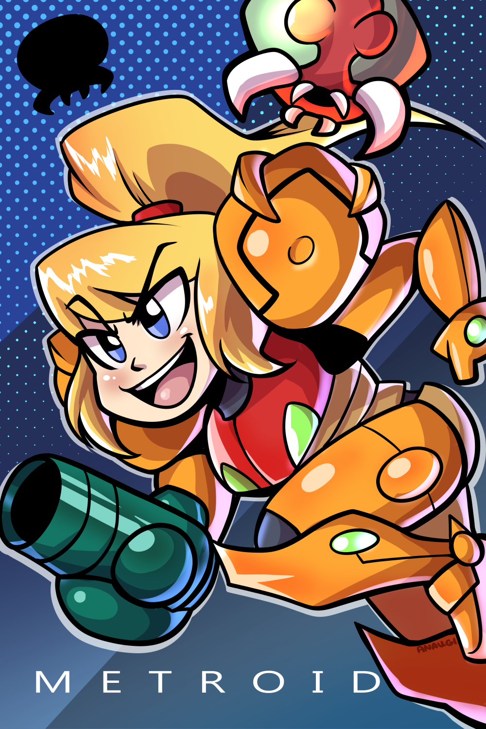 cute metroid poster resize | Shinesparkers